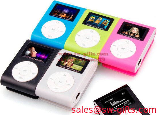 2019 MP3 Player USB Clip Mini LCD Screen Support 32GB Micro SD TF Card supplier
