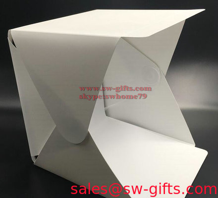 Portable Folding Lightbox Photography Studio Softbox LEDLight Soft Box Tent Kit for iPhone Samsang DSLR Camera Backgroud supplier