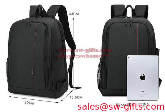 Upgrade Waterproof Digital DSLR Photo Padded Backpack w/ Rain Cover Laptop Multi-functional Camera Soft Bag Video Case supplier