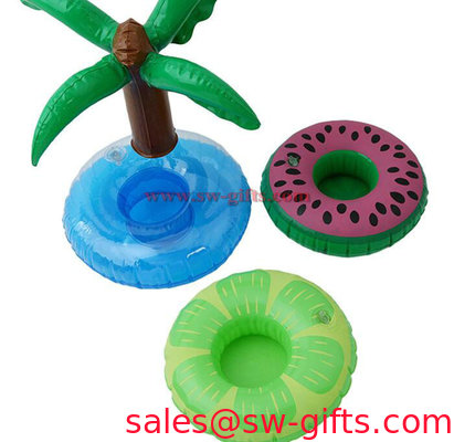 Mini Flamingo Floating Inflatable Coasters Drink Cell Phone Holder Stand Pool Event & Party Decoration Toy For Kids supplier