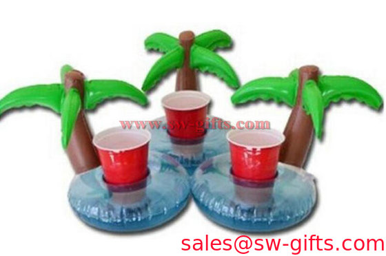 Mini Flamingo Floating Inflatable Coasters Drink Cell Phone Holder Stand Pool Event & Party Decoration Toy For Kids supplier