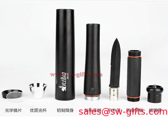 Baseball Bat LED Flashlight 2000Lumens Super Bright Baton Torch for Emergency and Self Defense supplier