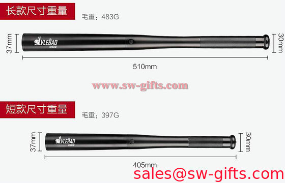 Baseball Bat LED Flashlight 2000Lumens Super Bright Baton Torch for Emergency and Self Defense supplier