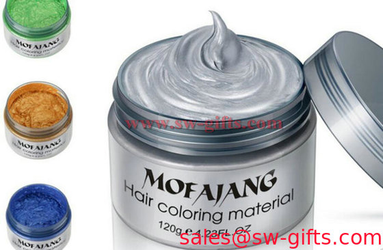 Hair Pomades Fashion Hair Coloring Strong Styling Hair Wax Disposable Hair Dye Mud Easy To Wash Plants Component supplier