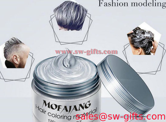 Hair Pomades Fashion Hair Coloring Strong Styling Hair Wax Disposable Hair Dye Mud Easy To Wash Plants Component supplier
