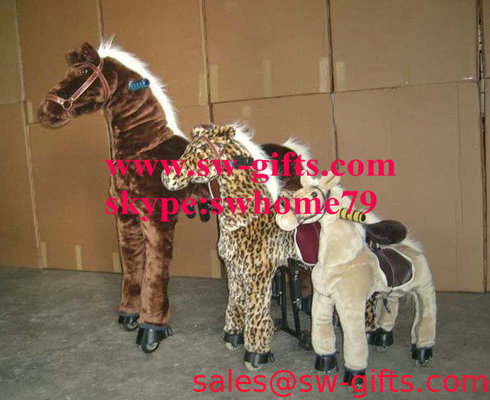Human Power Plush Walking Animal Toy for Kids and Adults for event rental supplier