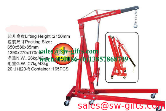 Folding Manual Hydraulic Cherry Picker Engine Crane Shop Press Hoist Lift 0.5T-3T supplier