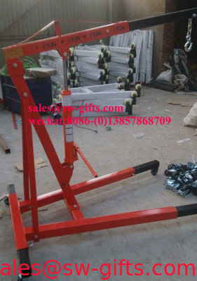 Folding Manual Hydraulic Cherry Picker Engine Crane Shop Press Hoist Lift 0.5T-3T supplier