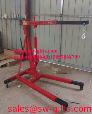 Folding Manual Hydraulic Cherry Picker Engine Crane Shop Press Hoist Lift 0.5T-3T supplier