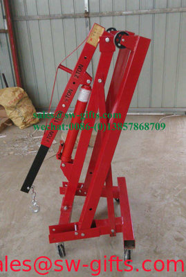 Folding Manual Hydraulic Cherry Picker Engine Crane Shop Press Hoist Lift 0.5T-3T supplier