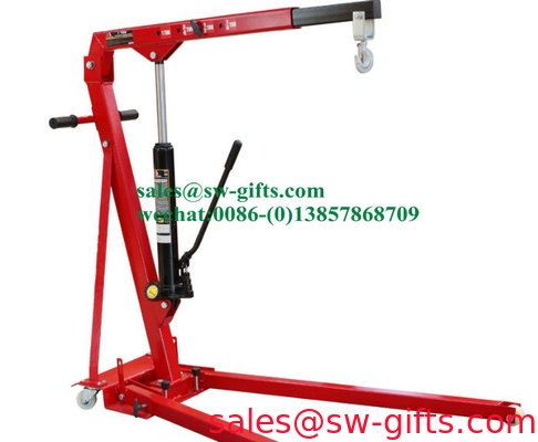 Folding Manual Hydraulic Cherry Picker Engine Crane Shop Press Hoist Lift 0.5T-3T supplier