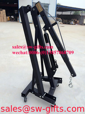 Folding Manual Hydraulic Cherry Picker Engine Crane Shop Press Hoist Lift 0.5T-3T supplier