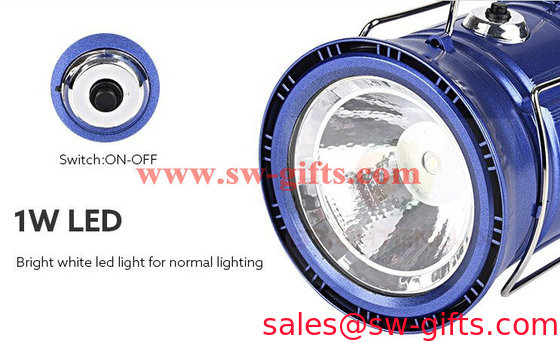 Plastic Multi-function Solar Camping Lantern Rechargeable,Portable Solar Rechargeable led Camping Lantern Flashlights supplier