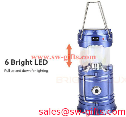 Plastic Multi-function Solar Camping Lantern Rechargeable,Portable Solar Rechargeable led Camping Lantern Flashlights supplier