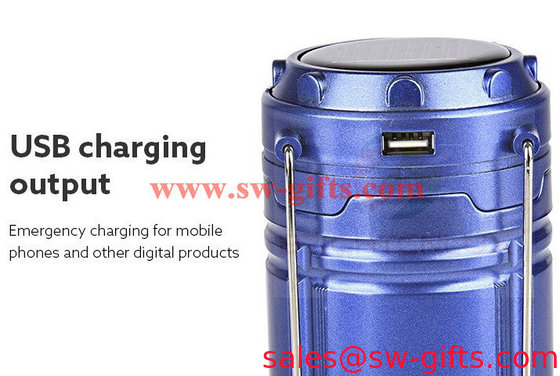 Plastic Multi-function Solar Camping Lantern Rechargeable,Portable Solar Rechargeable led Camping Lantern Flashlights supplier