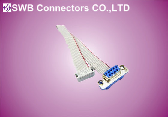 Single Row Flat Cable 2.54mm Pitch for laptop , Right / Vertical Angle