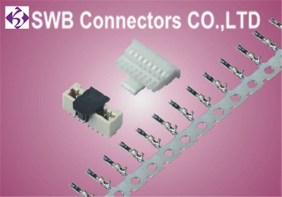 Right Angle Modern Office Equipment Wire To Board Power Connector , 1.5mm Pitch Wafer