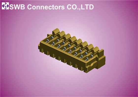 Wafer IDC Male Connector Wire to Board , 0.6mm Crimp Style Connector 4 pin - 12 pin