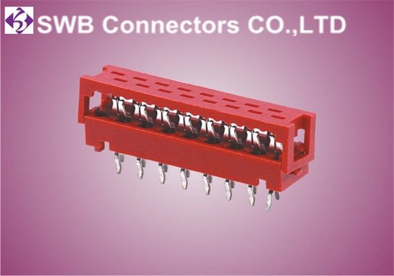 1.27mm Pitch IDC Connectors , Vertical Female Wire to Board Connector