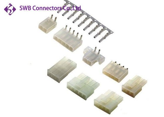 Single Row Wre To Board Power Connector With Buckle Natural Color 4.20 Mm Pitch 9A