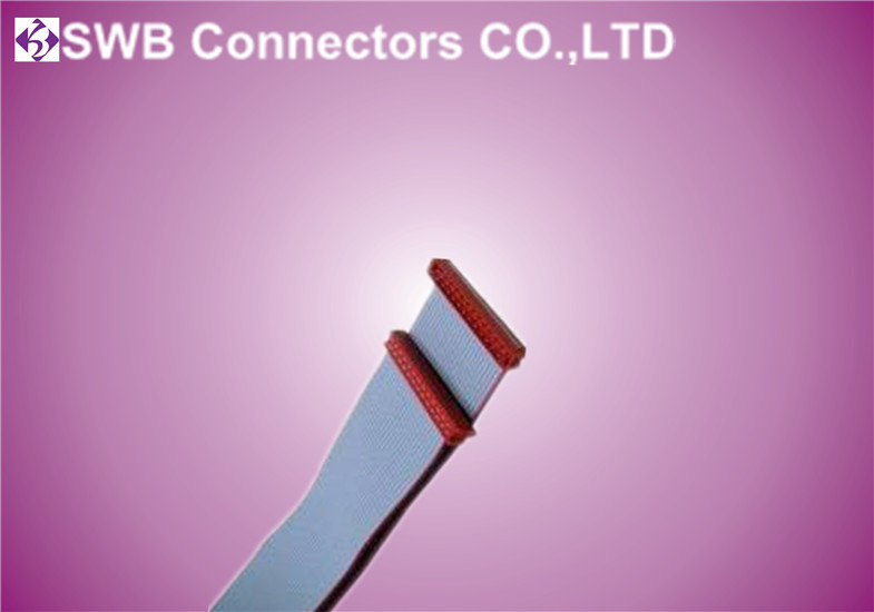Right / Vertical Angle Single Row Flat Cable 1.27mm for office Equipments