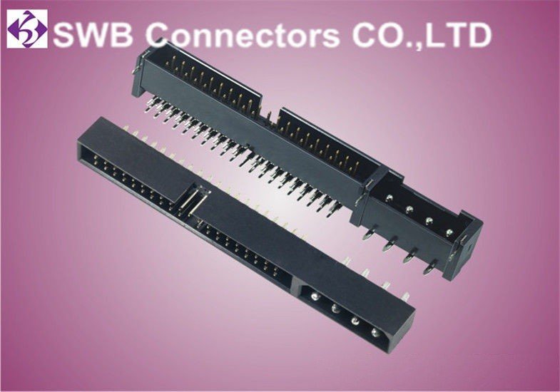 Double Row 2.54mm Connector Wire To Board Tin Plated Contact Plating