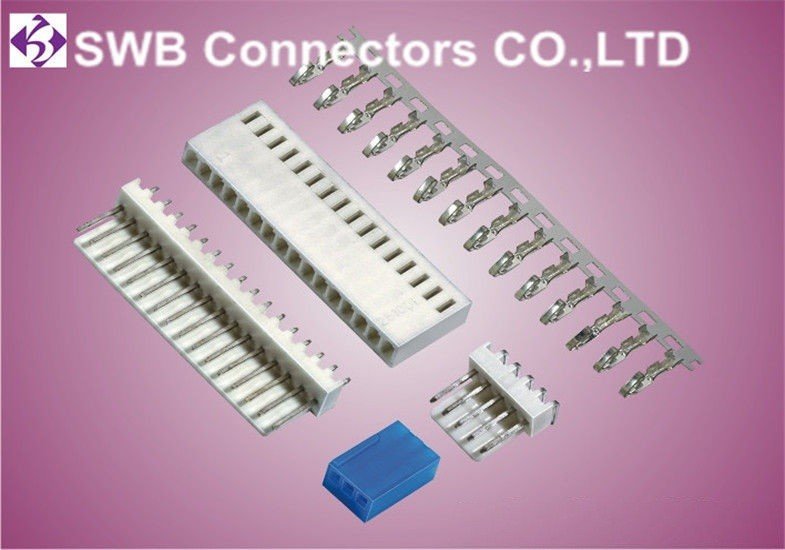 One Row 2.54mm Pitch Connectors Tin Plated Contact 2510 Series