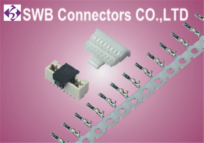 Right Angle Modern Office Equipment Wire To Board Power Connector , 1.5mm Pitch Wafer
