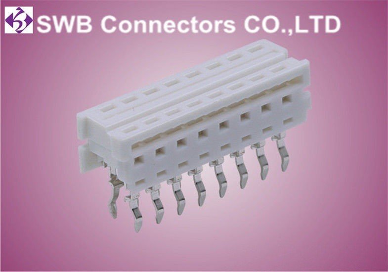 Double Row Male IDC PCB Board In Picoflex 1.27 Mm Pitch Idc Connector 24 Pin / 12 Pin