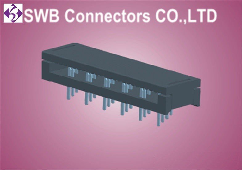 IDC Male Board In Connector PCB Board Connectors 2.5mm Pitch , Tin Contact Plating