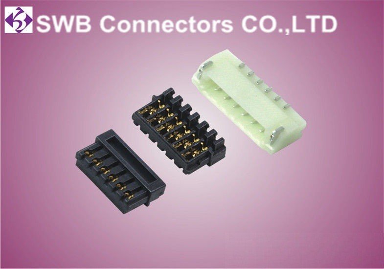 Wafer IDC Male Connector Wire to Board , 0.6mm Crimp Style Connector 4 pin - 12 pin