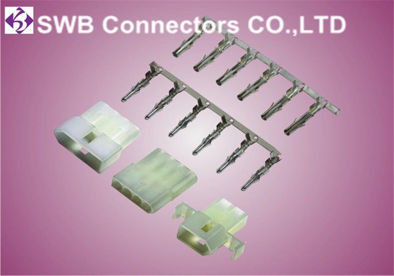 Car / Automotive Wire Connectors , 2.36mm Wafer Electrical Crimp Connectors