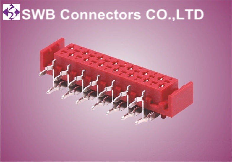 Board To Board 1.27 Mm Pitch Idc Connector For Storage Crimp Style
