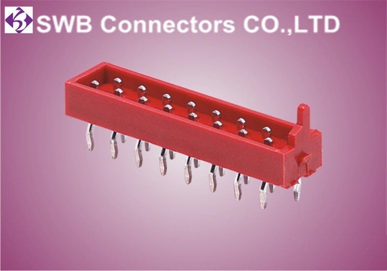 Male 1.27 mm Board to Board Connectors , Crimping IDC Connectors