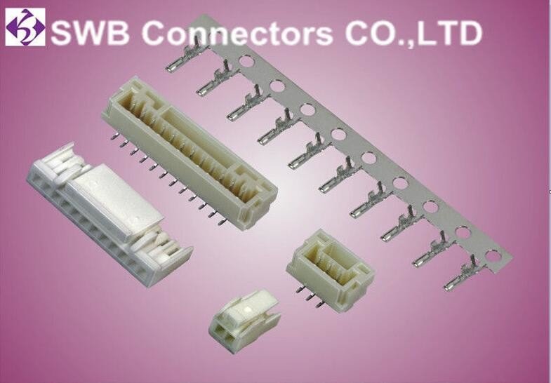 Automotive LED Light Connector Wire to Board Connectors 1.25mm Pitch Wafer