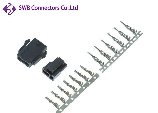 1 Row Computer Devices Wire To Wire Power Connector 3.00 Mm Pitch With Lock