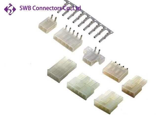 Single Row Wre To Board Power Connector With Buckle Natural Color 4.20 Mm Pitch 9A