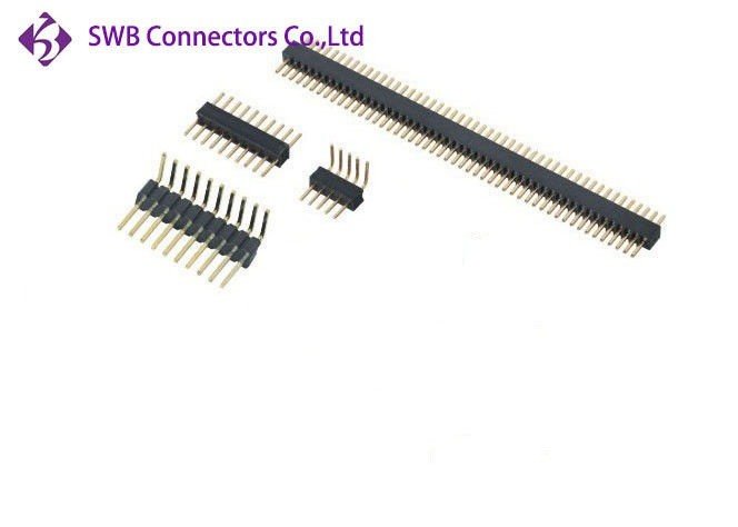Male And Female Header Connector Single Row 2 Pin Header Connector