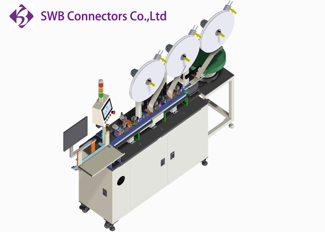 0.8mm Pitch Wire To Board Automated Inspection Machine 0.5Mpa Air Source