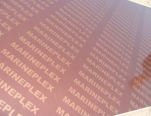 Full Hardwood Core Film Faced Shuttering Panel, Marine Formwork