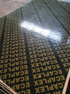 18mm Film Faced Plywood with Two Times Hotpress from China