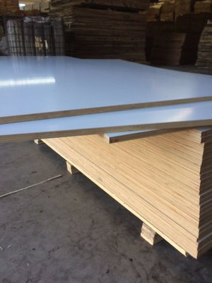 Water Proof White Melamine or HPL Faced Plywood for Making Furniture