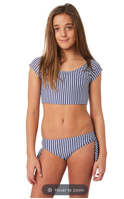 China 2018 New High Quality One-Piece Swimsuit Bathing Suit Swimwear Beachwear Stripped Bandage Bowknot Swimsuit supplier