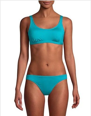 China DESIGN LAB LORD & TAYLOR Cropped Cut-Out Bikini Top supplier