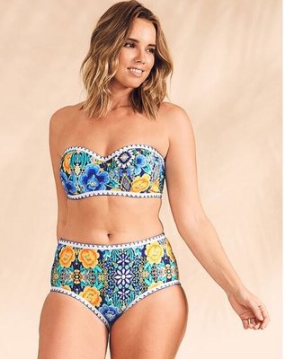 China Frida Underwired Bandeau Bikini Top D-GG cup supplier
