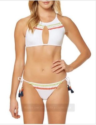 China JESSICA SIMPSON Keyhole Bikini Top supplier