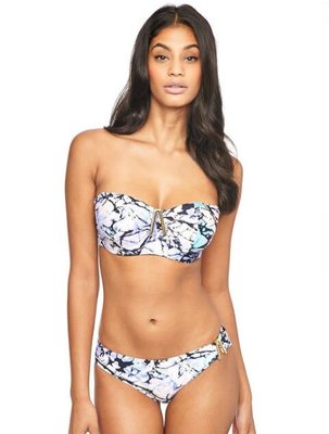 China Leisou Underwired Bandeau Bikini Top C-G cup supplier