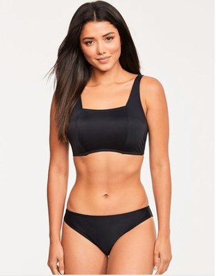 China Rene Black Underwired Crop Top D-G cup supplier