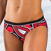 China Bikini 2018 Girls High Waist Bikini Push Up Swimsuit Women Solid Plus Size Swimwear Ladies Bikini Set Red Bathing Suit supplier