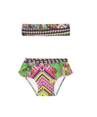 China Baby`s Swim Bottom And Geometric Bandeau - Baby Zion supplier